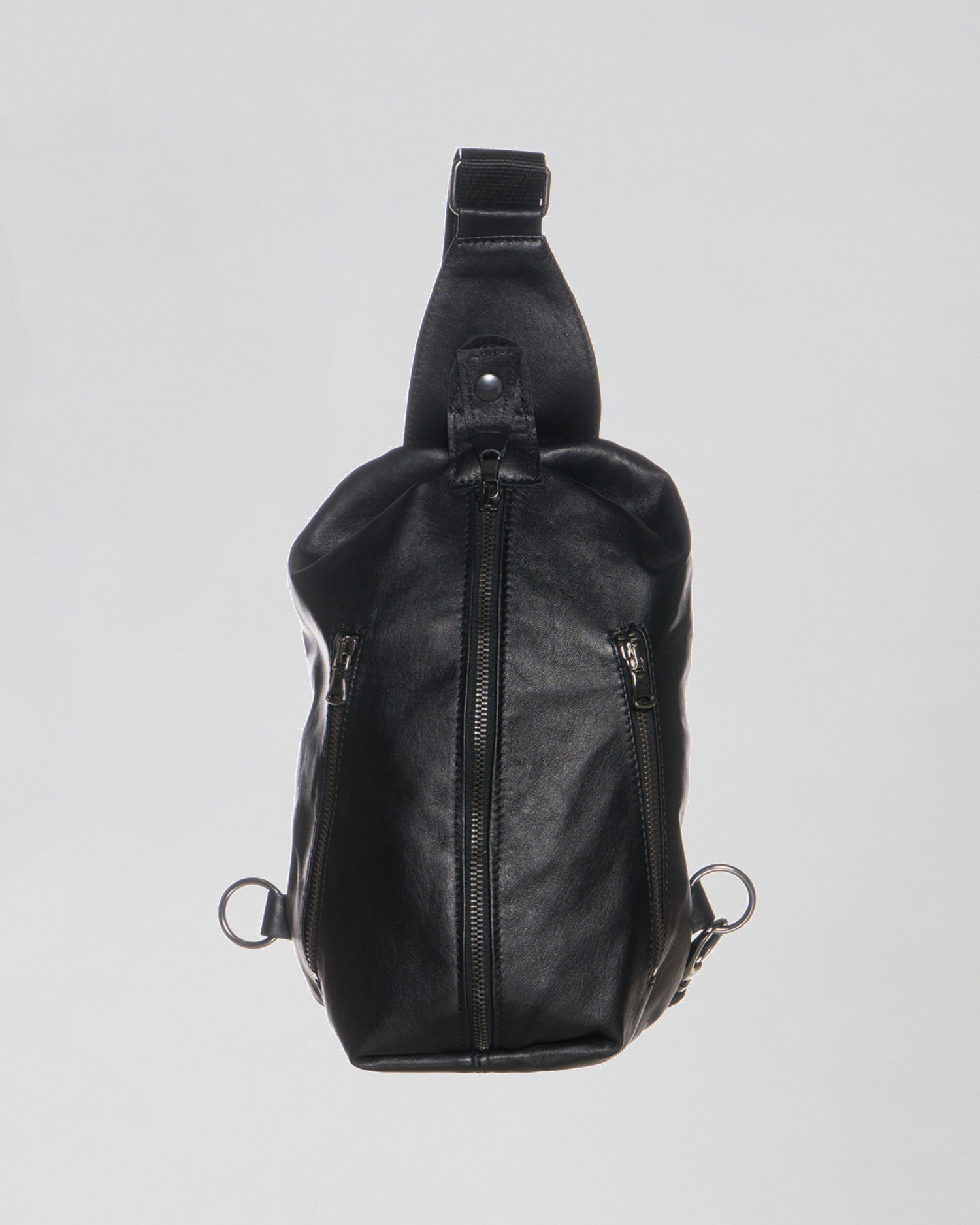 Marsiglia model waist bag in Dark Brown color, made of 100% genuine ...