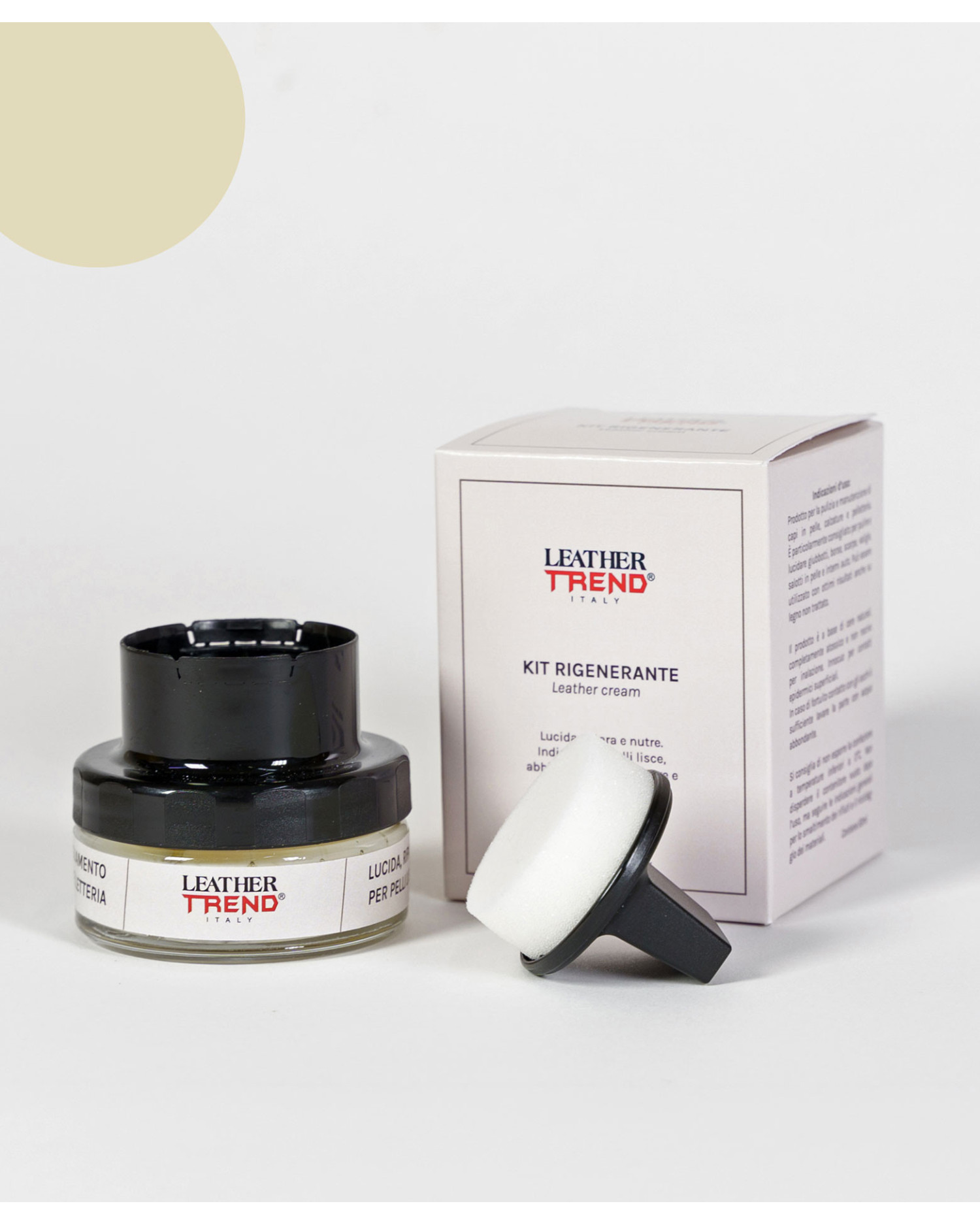 Regenerating kit - Transparent Leather Cream